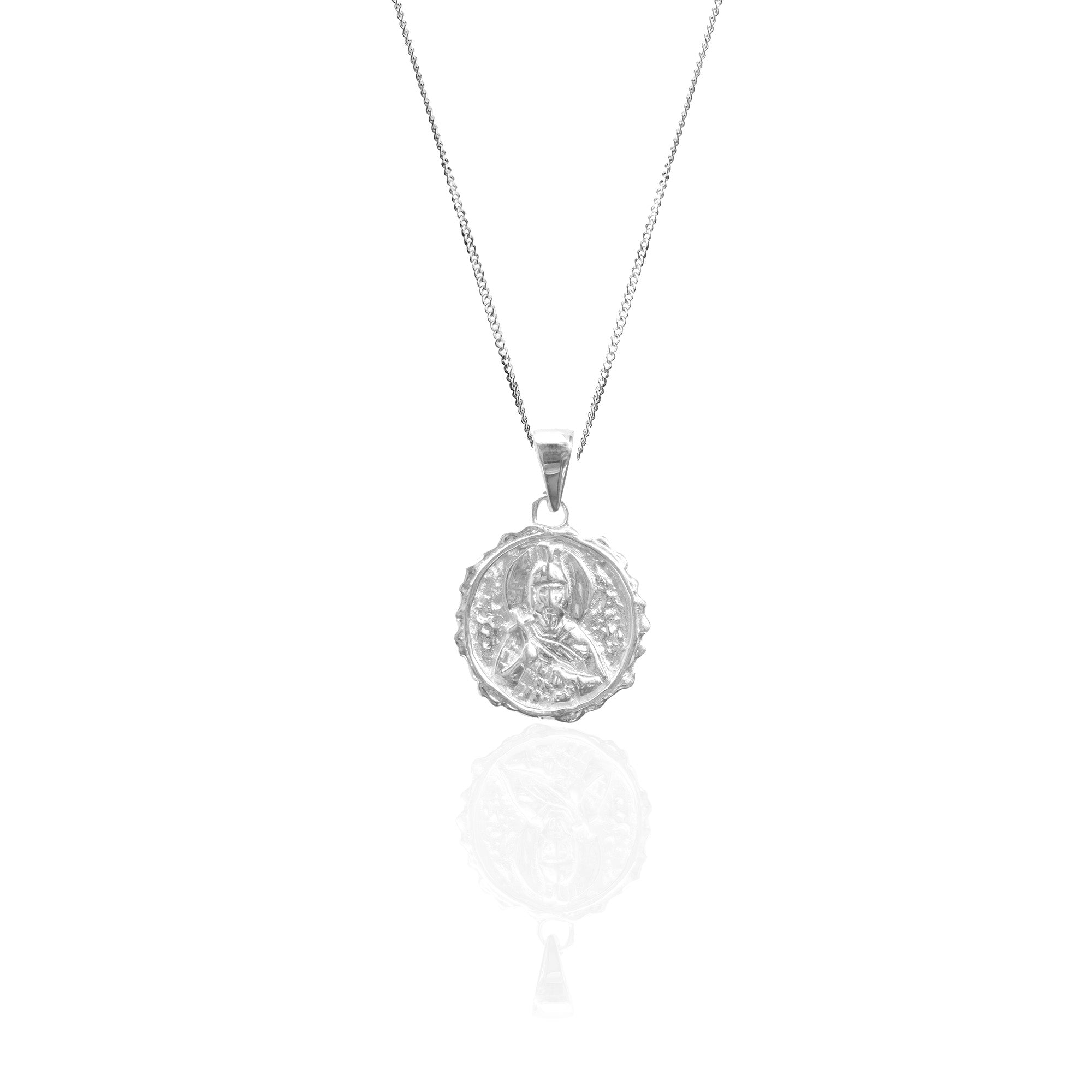 St Florian - Patron Saint of Protection, Bravery & Service - Silver