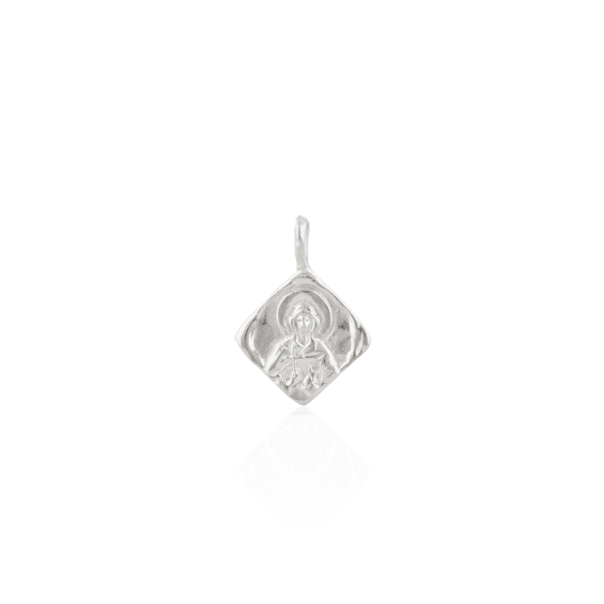 St Martha - Patron Saint of Cooking & Devoted Service CHARM ONLY - Sil