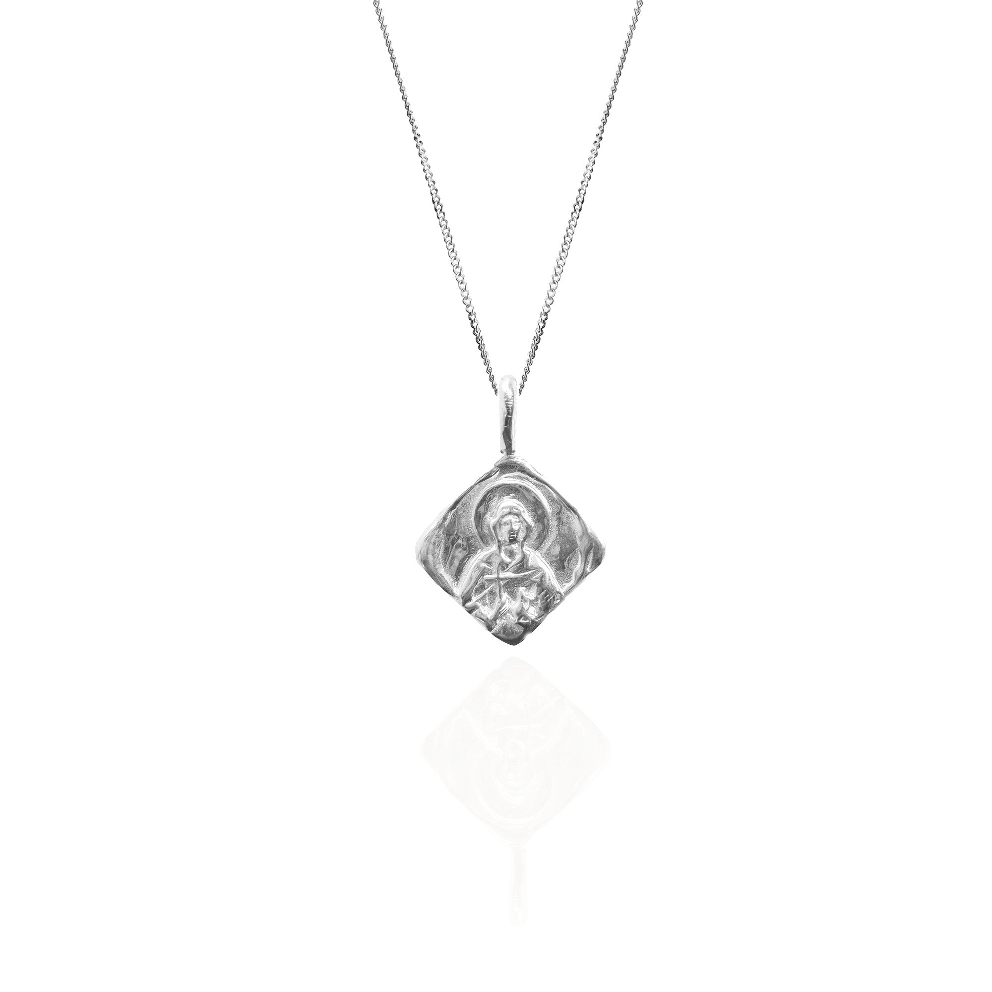 St Martha - Patron Saint of Cooking & Devoted Service - Silver
