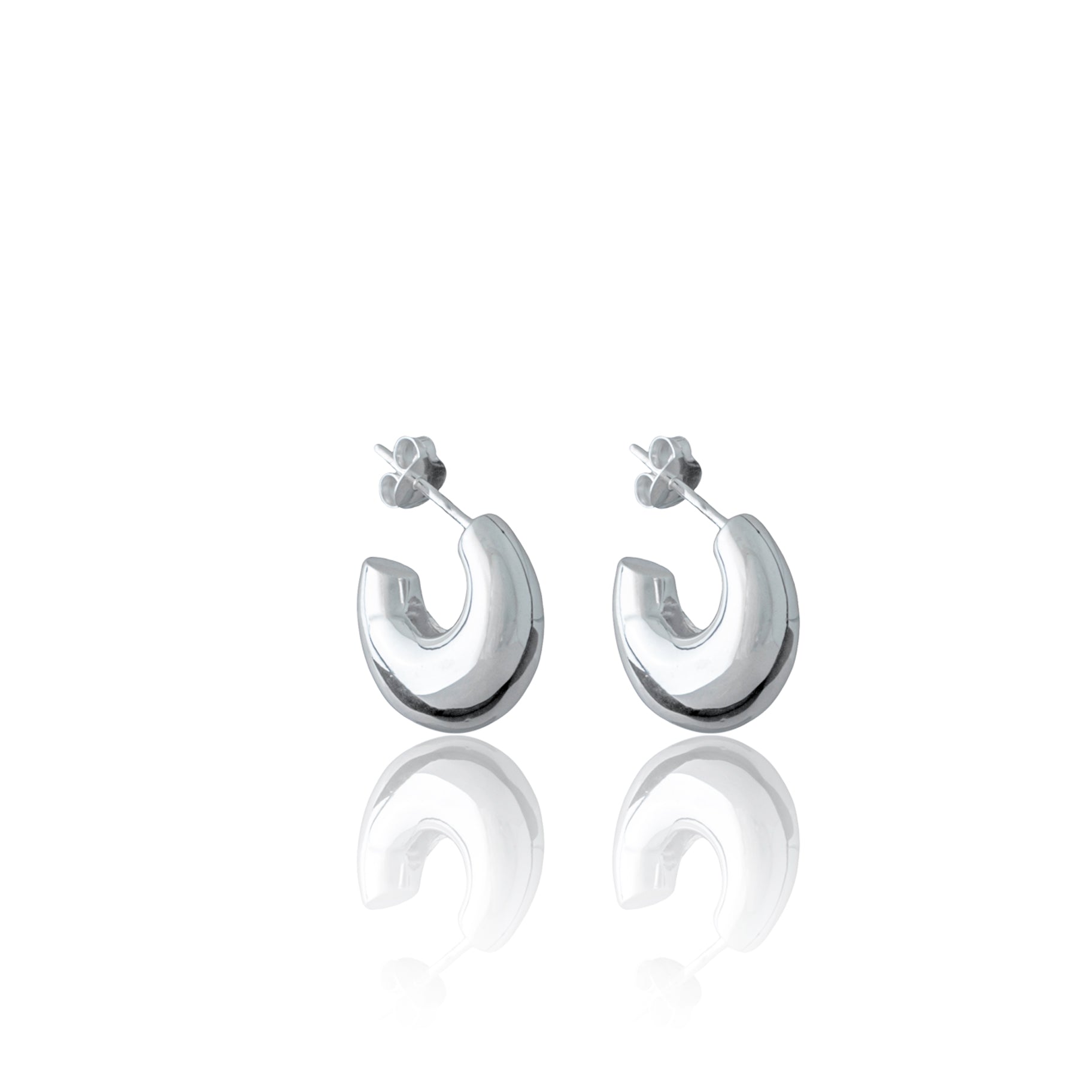 Maya Hoops - Silver