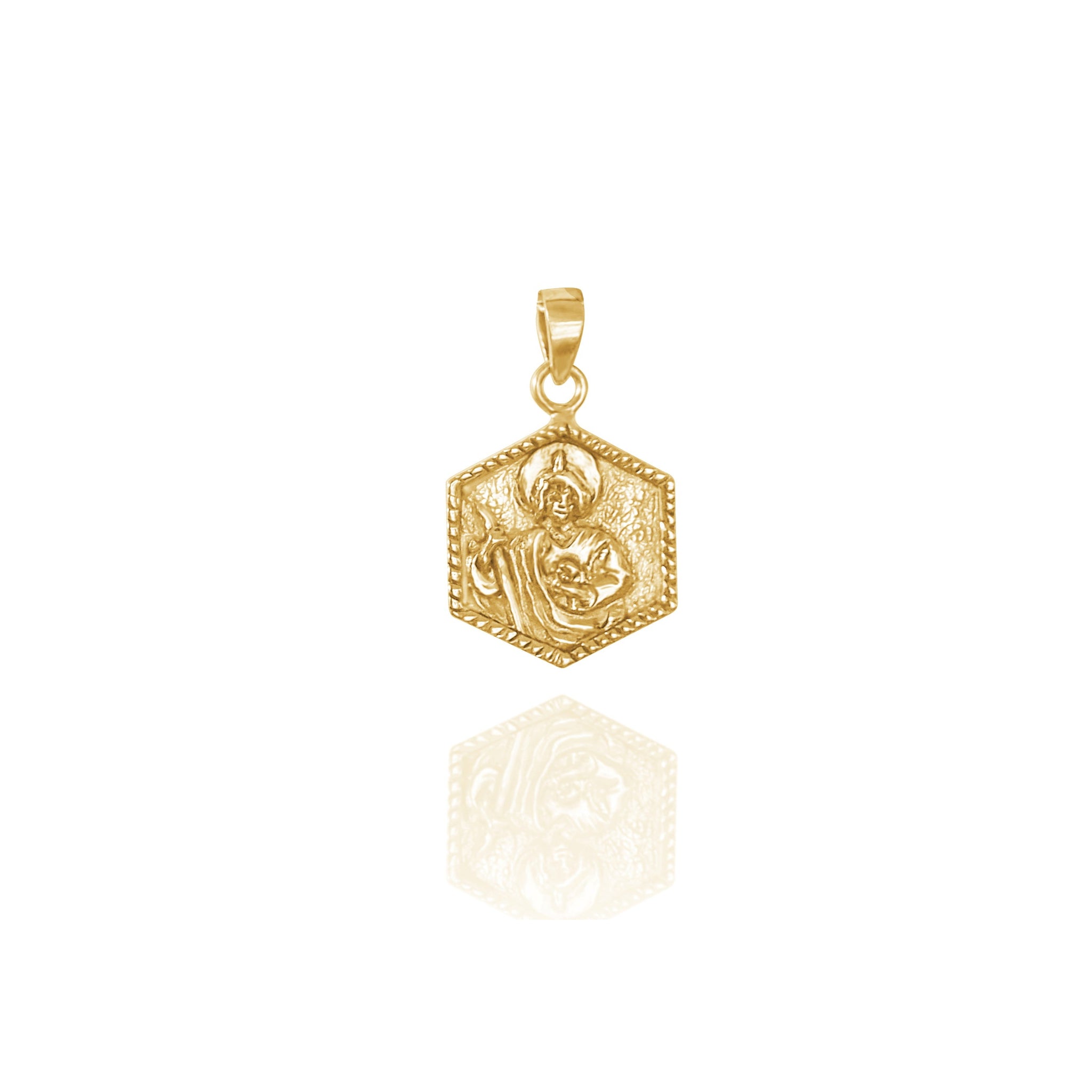 St Jude - Patron Saint of Hope - CHARM ONLY - Gold